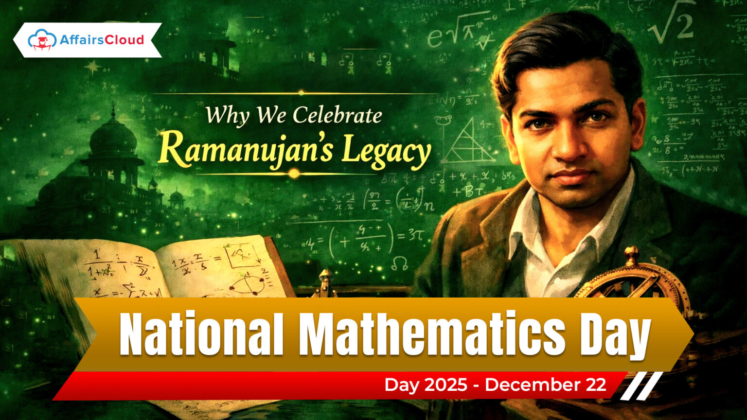 National Mathematics Day 2025 - December 22