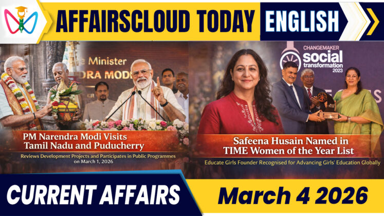 Current Affairs 4 March 2026