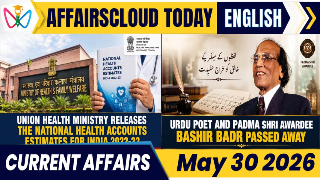 Current Affairs 30 May 2026
